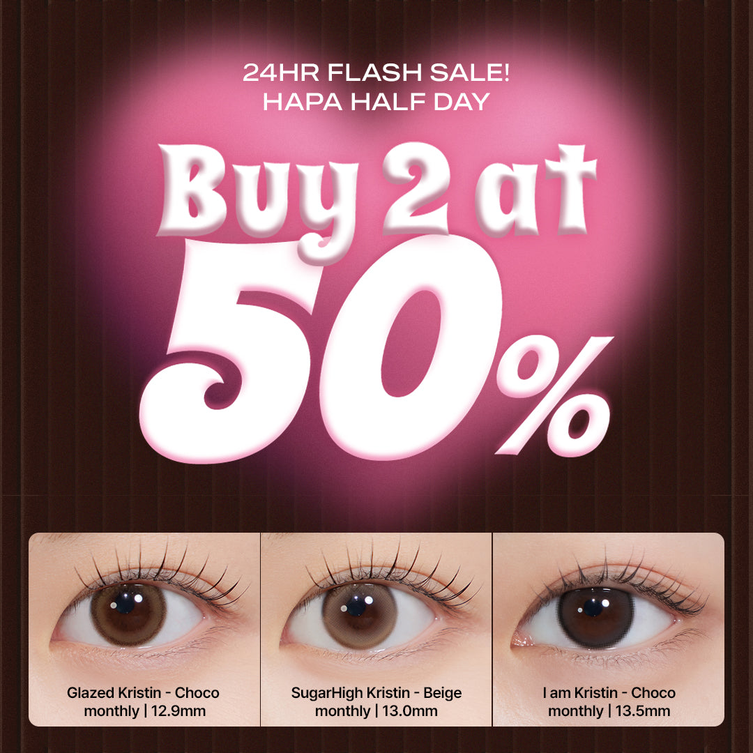 Blurred Kristin 1Day - Black | Hapa Kristin Global store