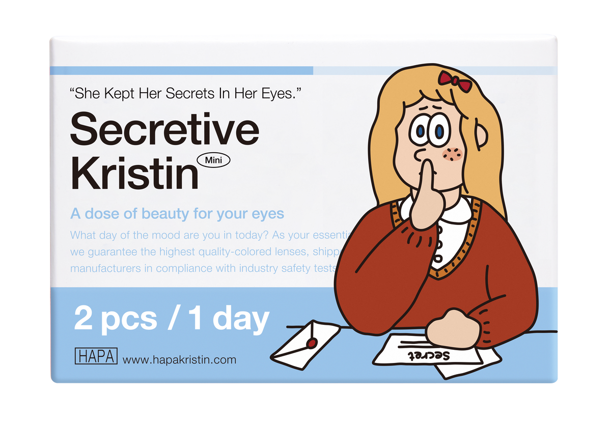 Secretive Kristin 1Day - Creme Brown (2pcs) | Hapa Kristin Global store